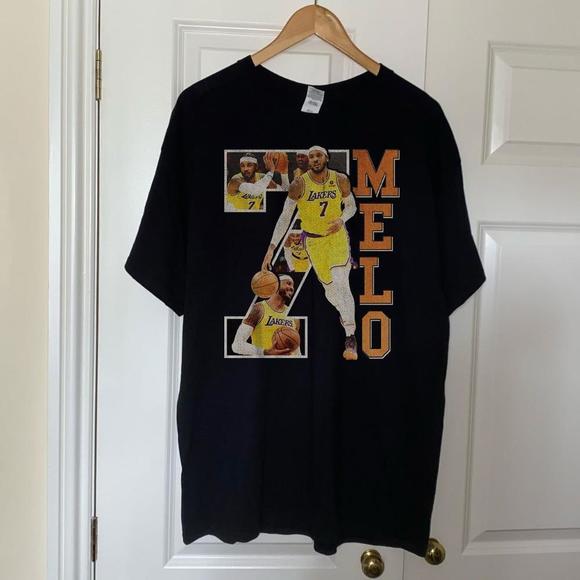 Shirts | Carmelo Anthony Unisex Black Tshirt | Poshmark